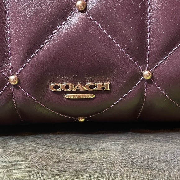 Coach | Bags | Coach Quilted Blake Carryall In Deep Plum | Poshmark